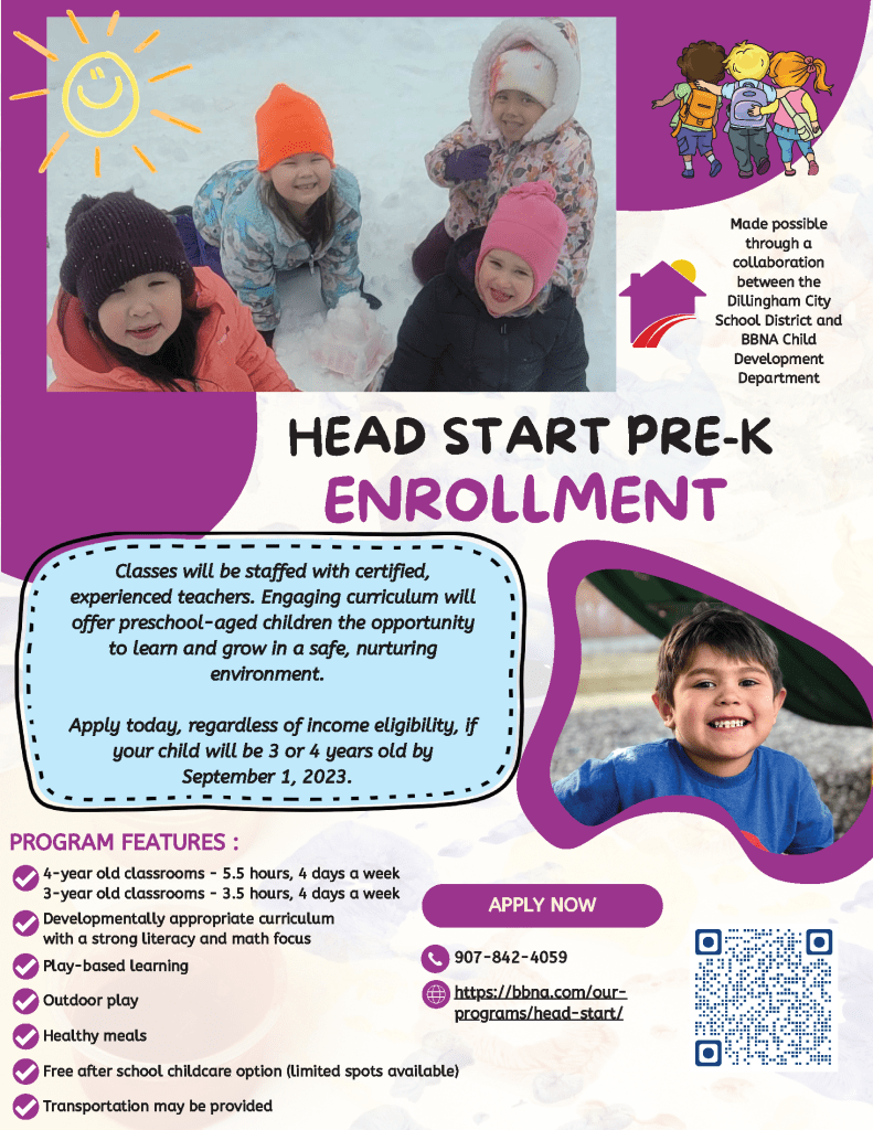 Head Start Pre-K Enrollment – Bristol Bay Native Association