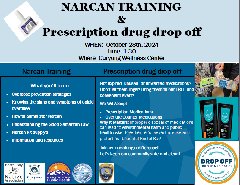 Narcan Training & Prescription Drug Drop Off – Bristol Bay Native ...