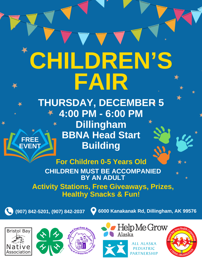 Children’s Fair 12-5-2024 4-6PM – Bristol Bay Native Association
