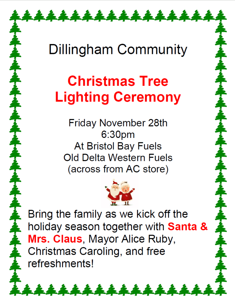 Christmas Tree Lighting Ceremony – Bristol Bay Native Association