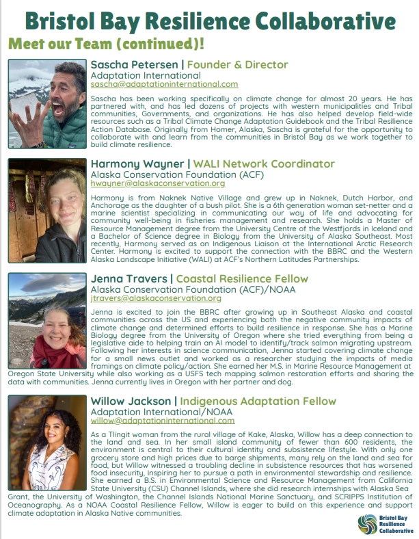 Climate Adaptation Program – Bristol Bay Native Association